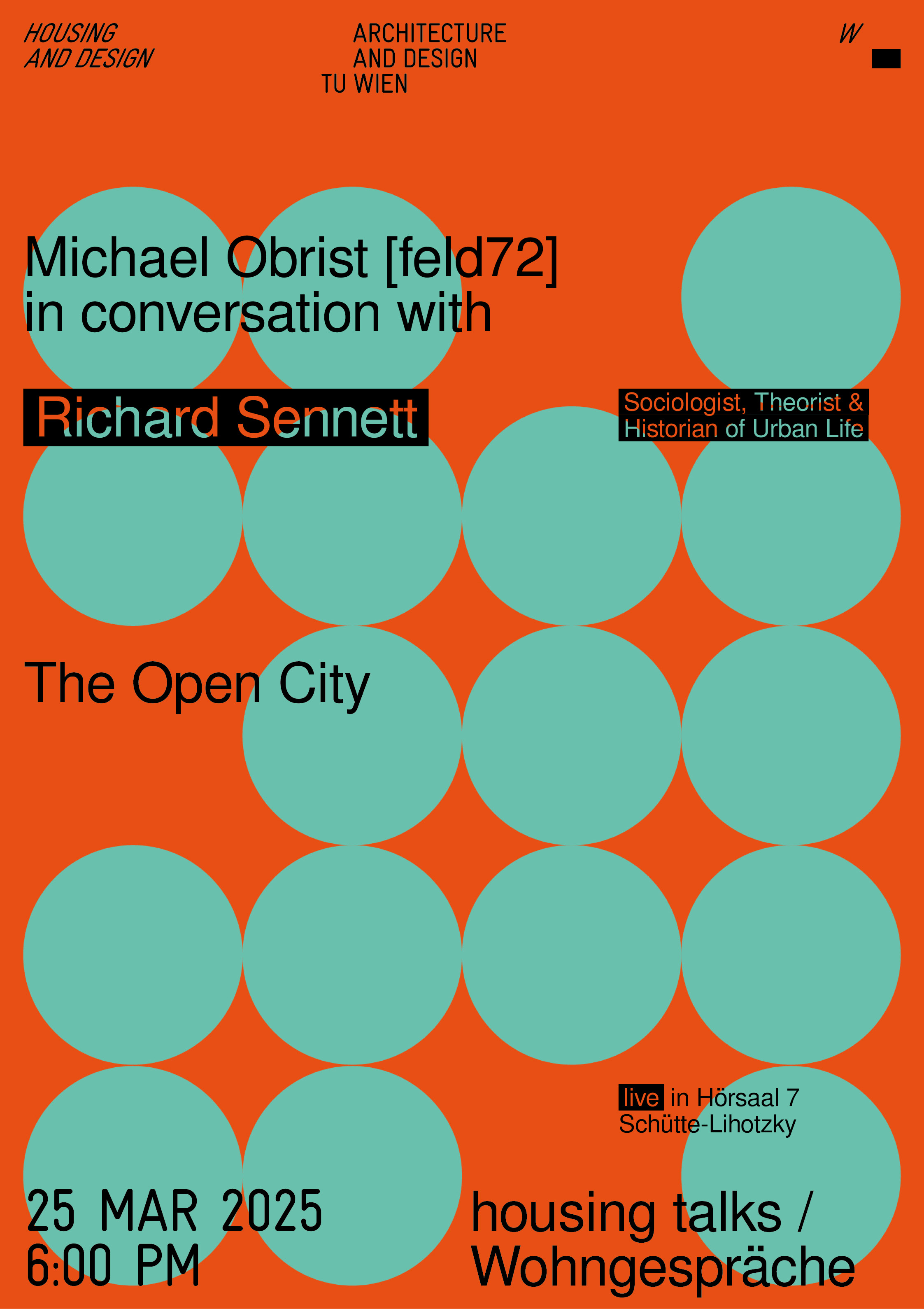 HOUSING TALKS: RICHARD SENNETT · INSTITUTE OF ARCHITECTURAL DESIGN